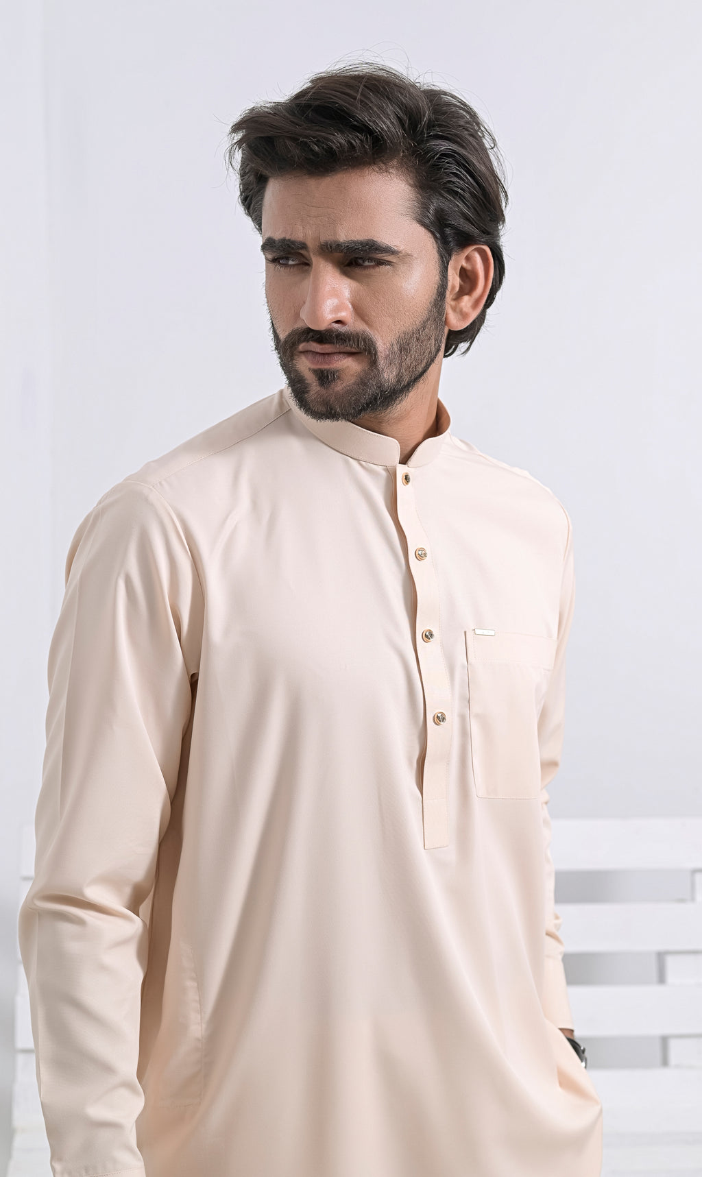 Sarwal Kameez SOFT line - Pistache – islamitischekleding.nl