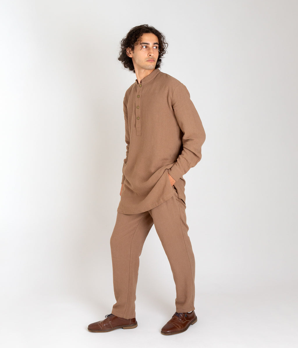 Soft Linen Umrah & Hadj Set Adam – islamitischekleding.nl