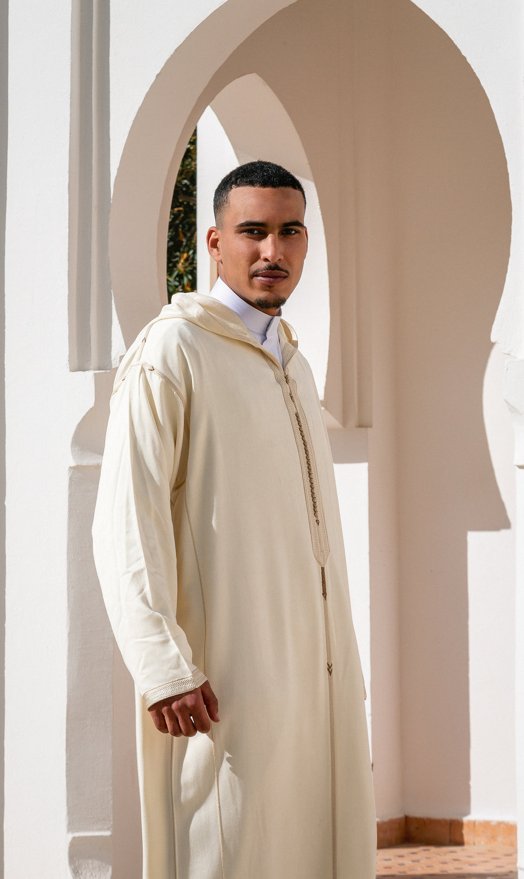 Marokkaanse Djellaba Heren - Cream – islamitischekleding.nl