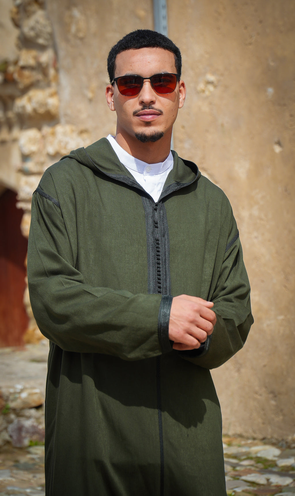 Marokkaanse Djellaba Heren - Groen – islamitischekleding.nl