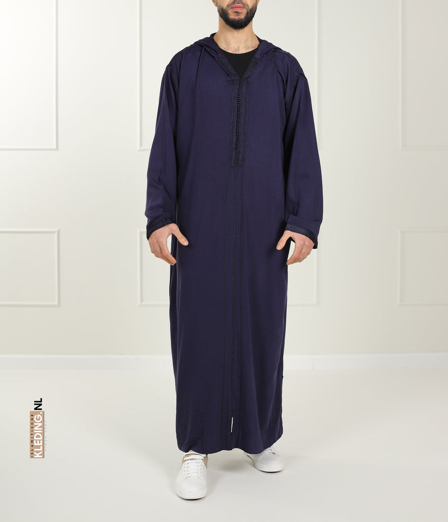 Marokkaanse Djellaba Heren - Zwart - Grijs - Groen - Bordeaux – islamitischekleding.nl