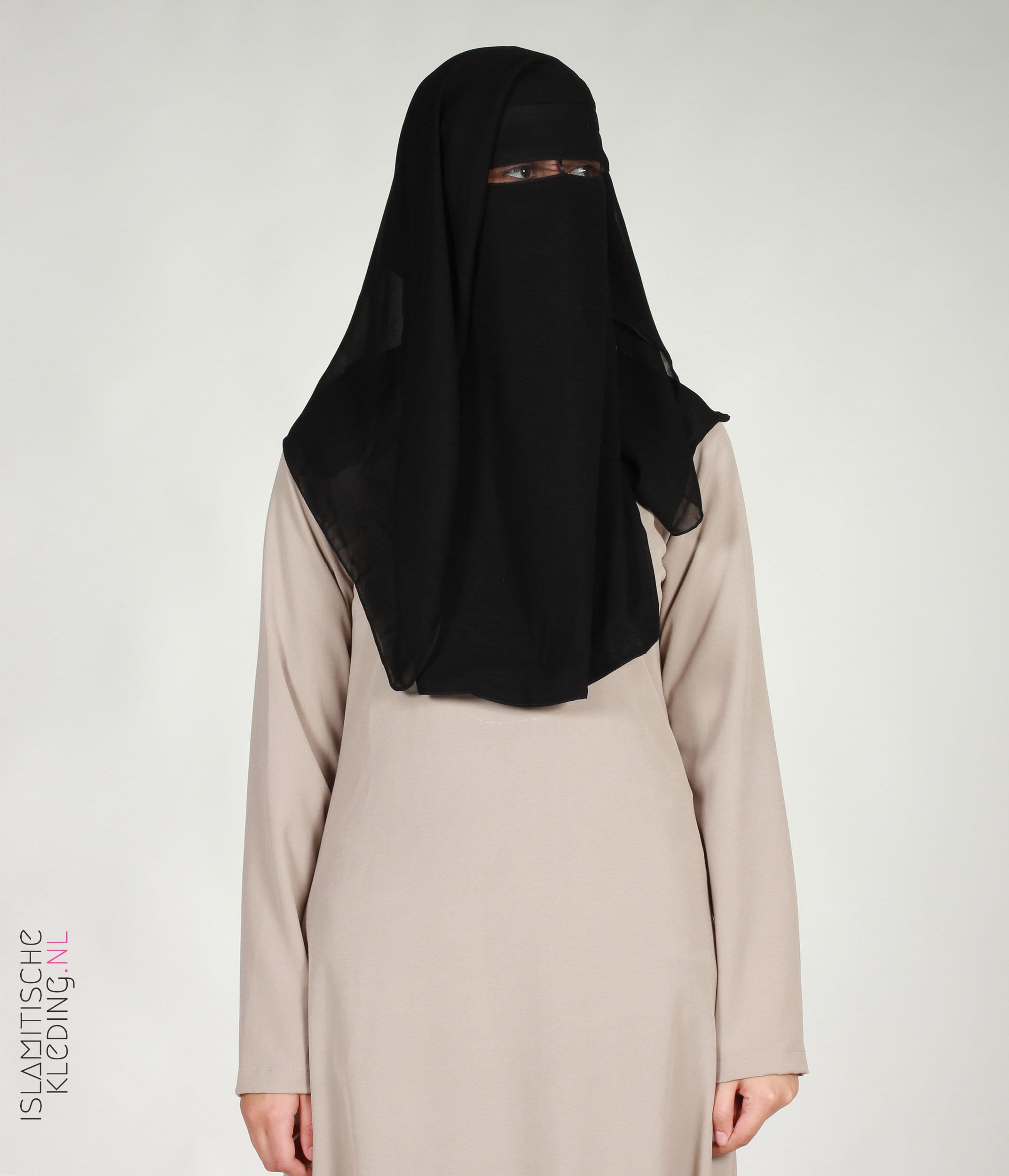 Saudi Niqab Black – islamkleding.nl